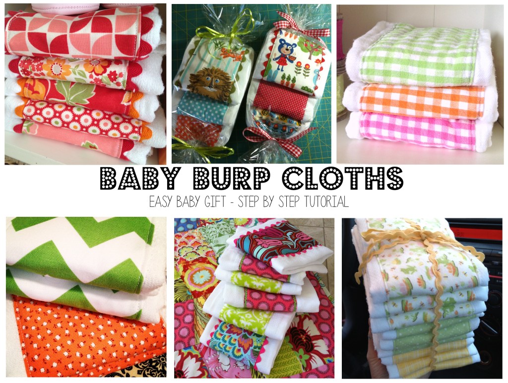 DIY Burp Cloth Tutorial – The Sara Project