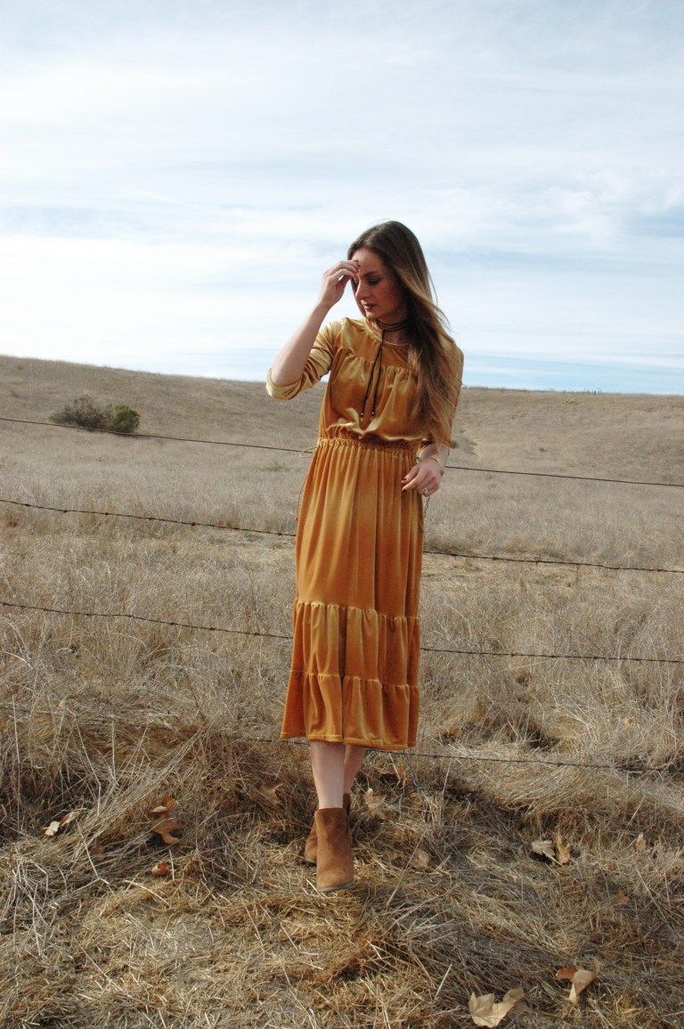 Boho Stretch Velvet Dress Pattern tutorial + Sew-along. – The Sara Project