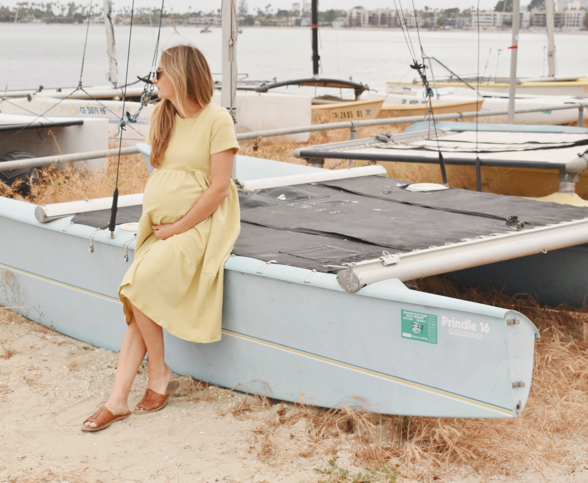 Mellow Yellow Tiered Dress with Baby Lock – The Sara Project
