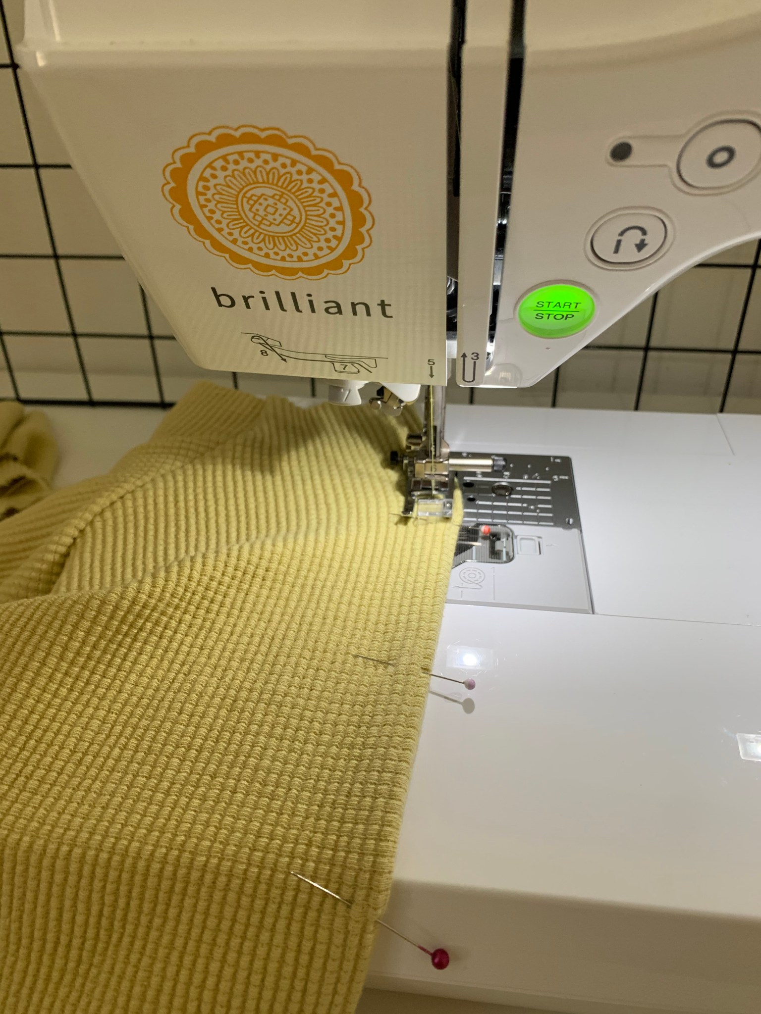 Mellow Yellow Tiered Dress with Baby Lock – The Sara Project